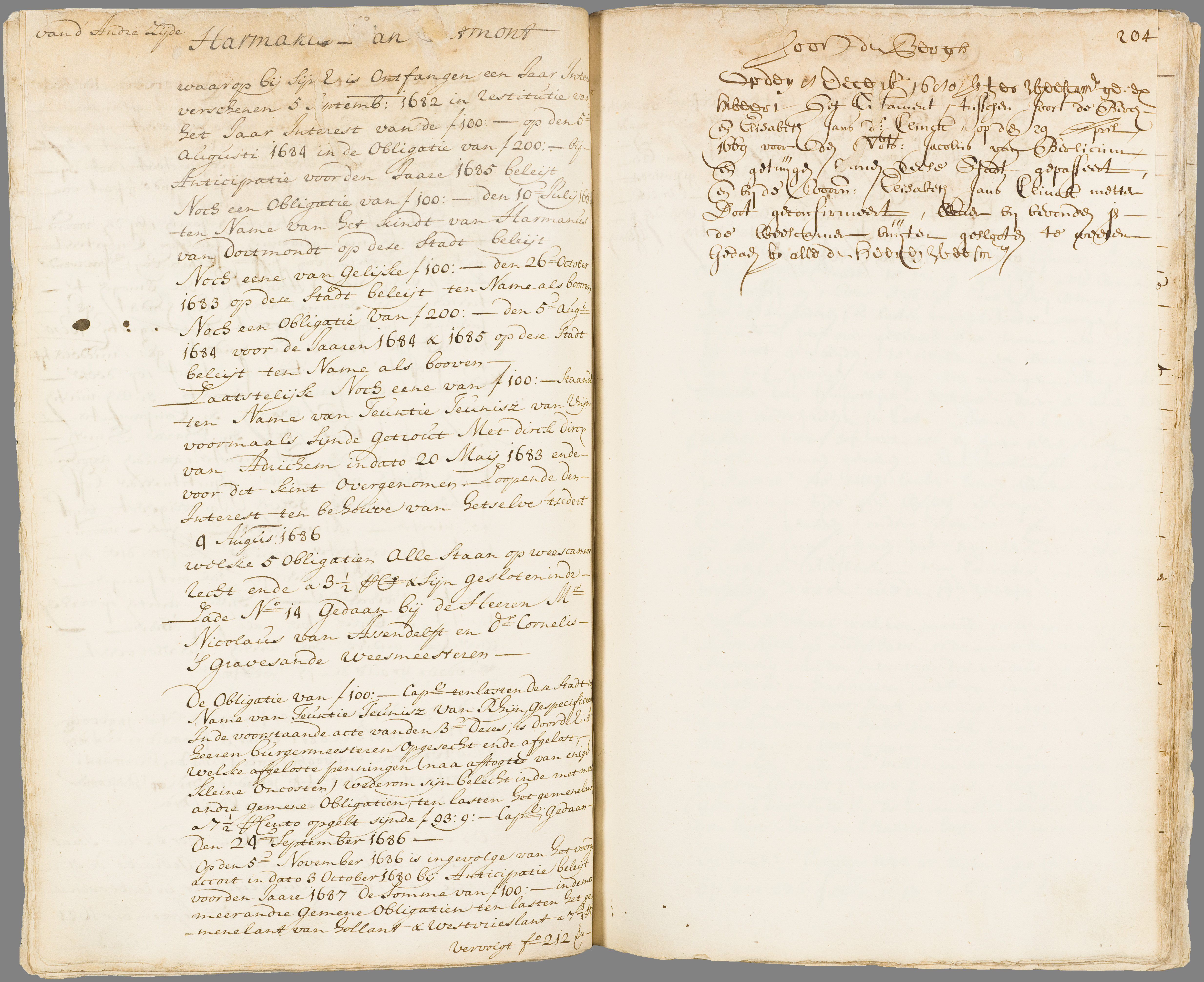 9 Feb 1673? Attestation- applicant | Wat staat daer?